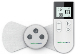 Wireless TENS Machine with Remote Control and 2 x Electrode Pads ...